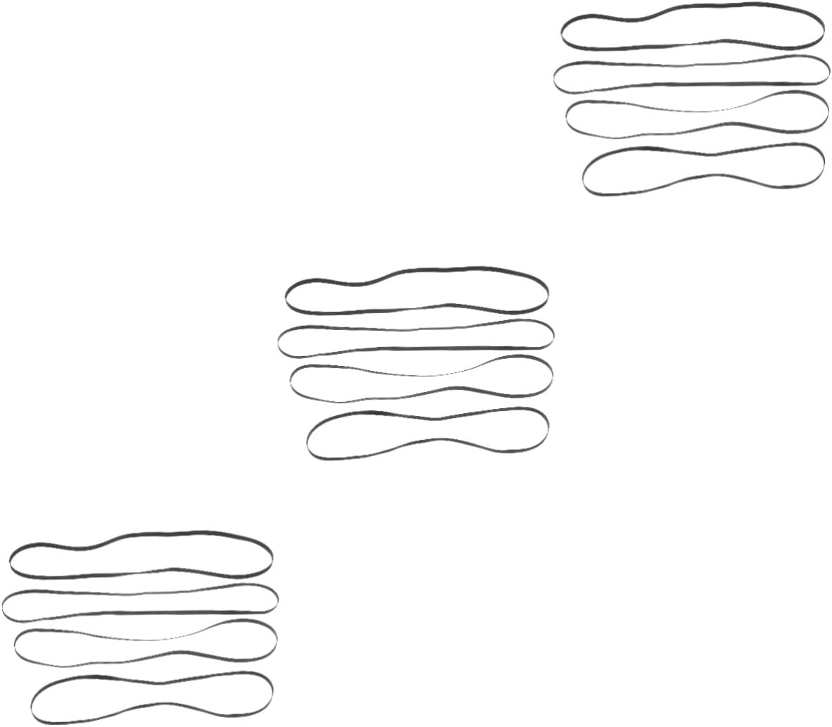 VICASKY 16 Pcs Record Player Belt Record Players Vintage Belt Music ...