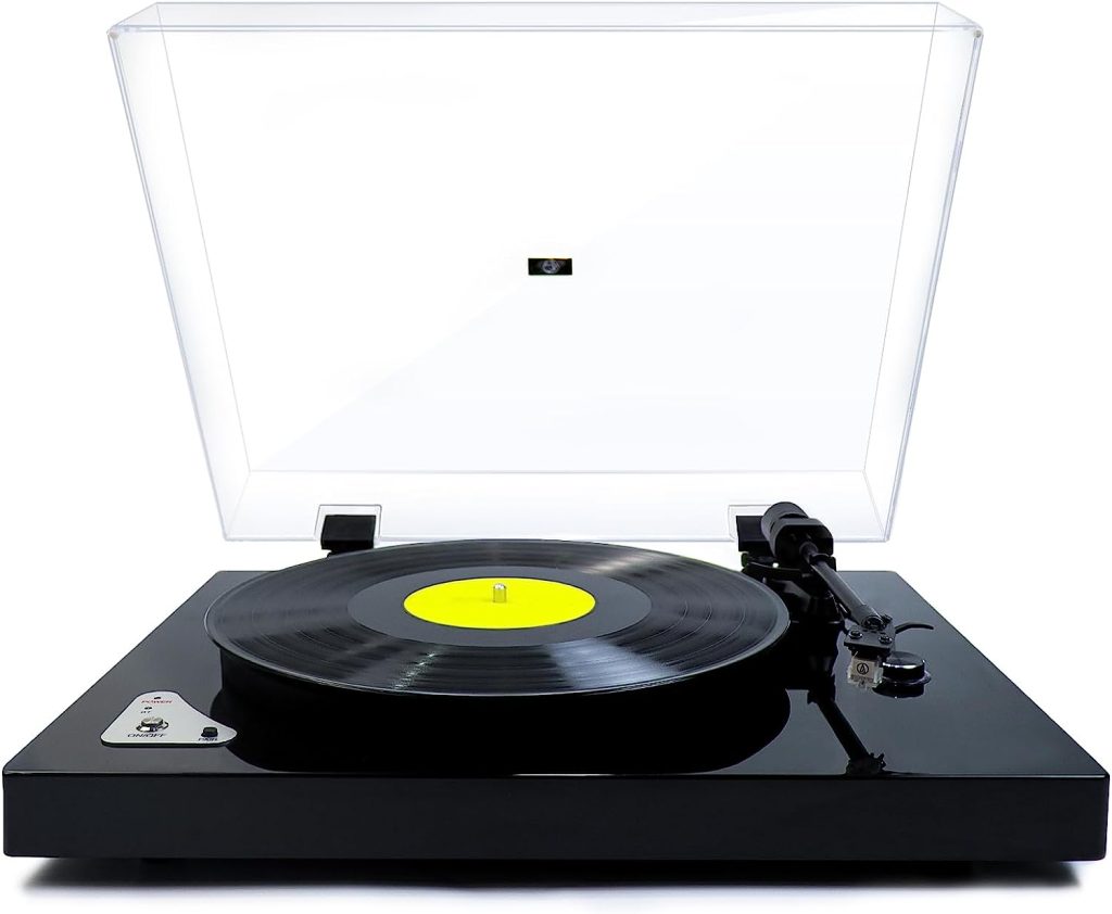 Bluetooth Belt-Drive Turntable with AT-3600L Magnetic Cartridge, Built ...