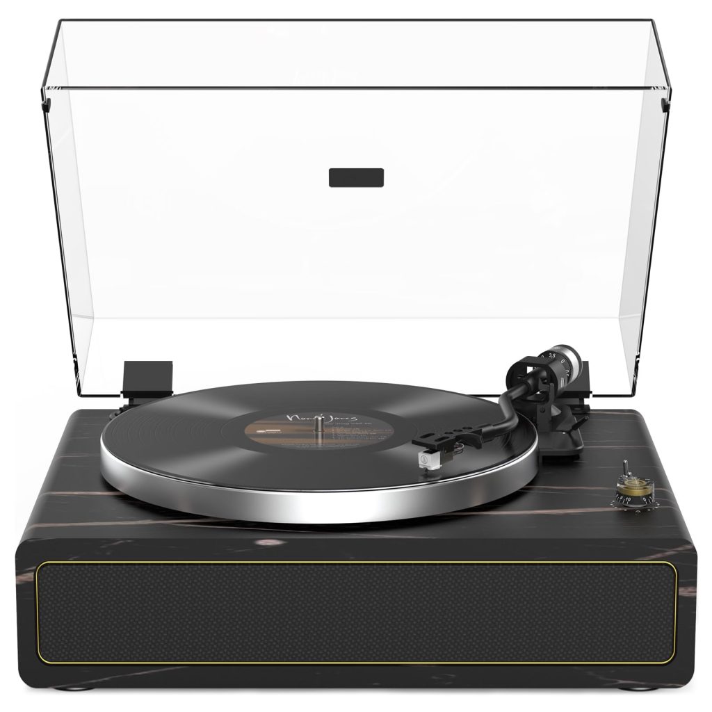 Turntable Record Player with Built-in Speakers, Vinyl Record Player Support Bluetooth Playback ...