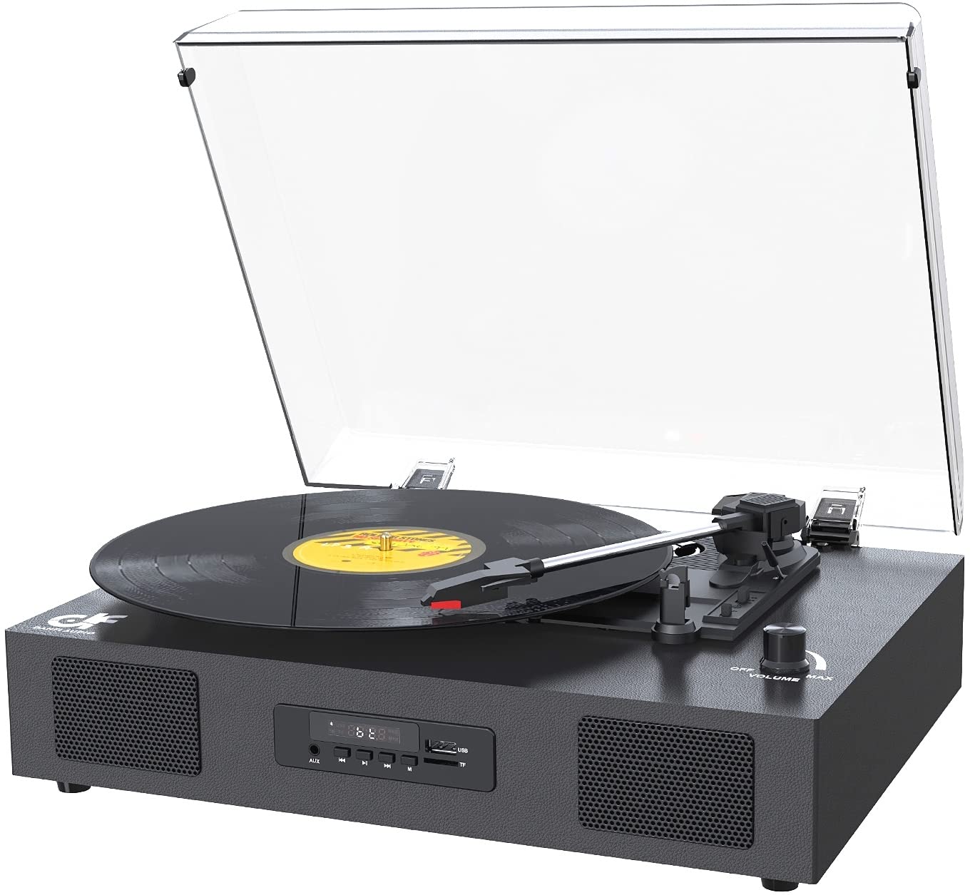 Vinyl Record Player Vintage Wireless Bluetooth Record Player with ...