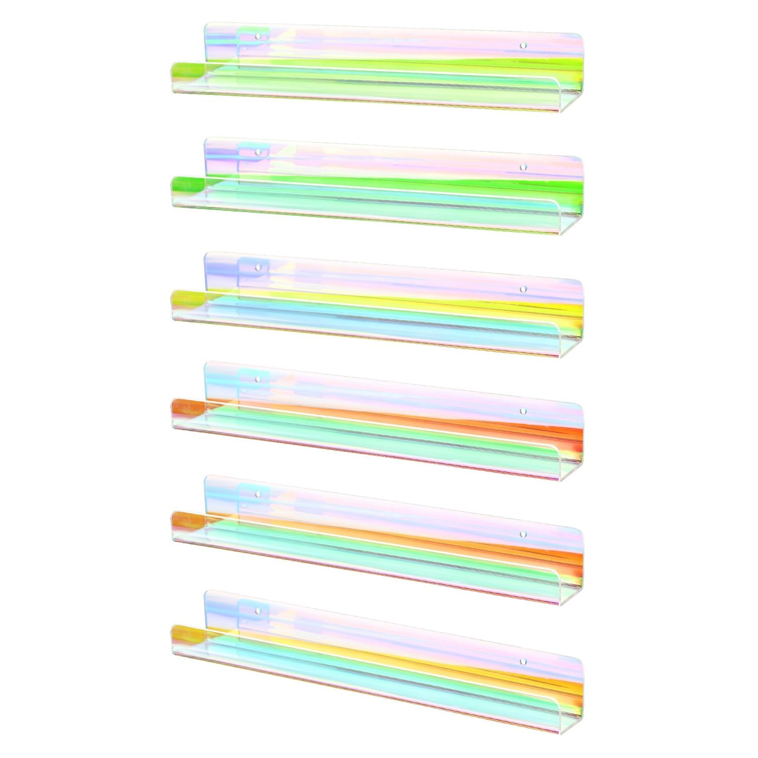 upsimples 8 Pack Vinyl Record Wall Mount Shelves, 12" Vinyl Holder for ...