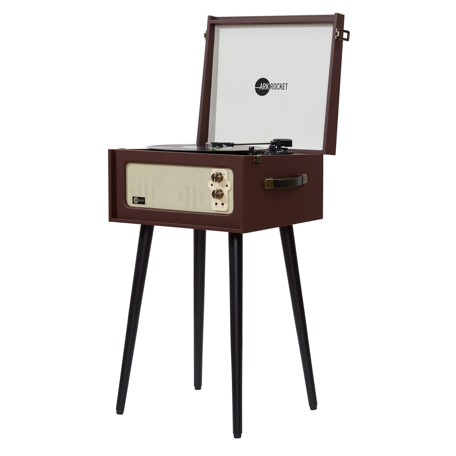 Arkrocket 3-Speed Bluetooth Record Player Retro Turntable with Built-in ...