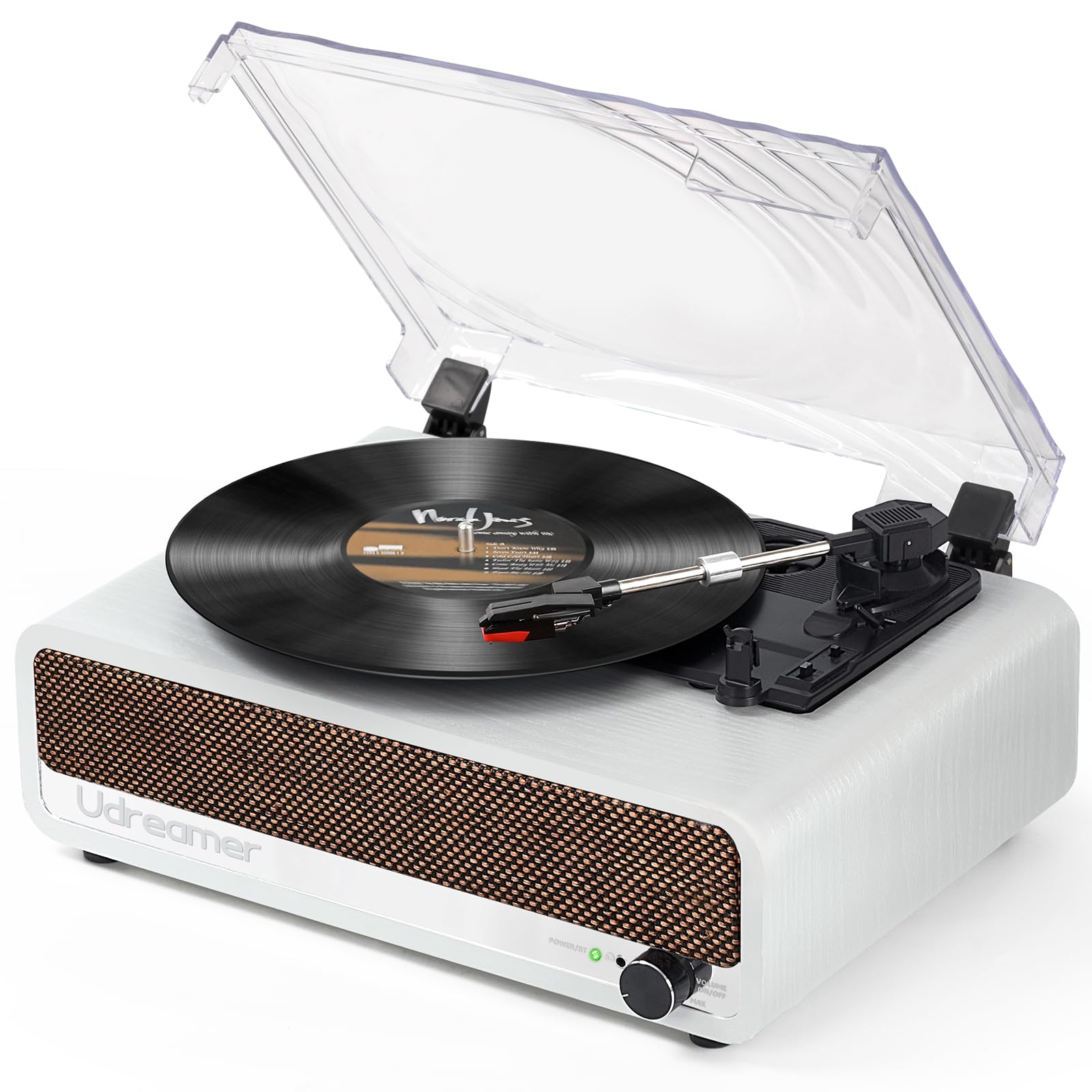 Retrospiler Record Player, 3 Speed Bluetooth Turntable with Built-in ...
