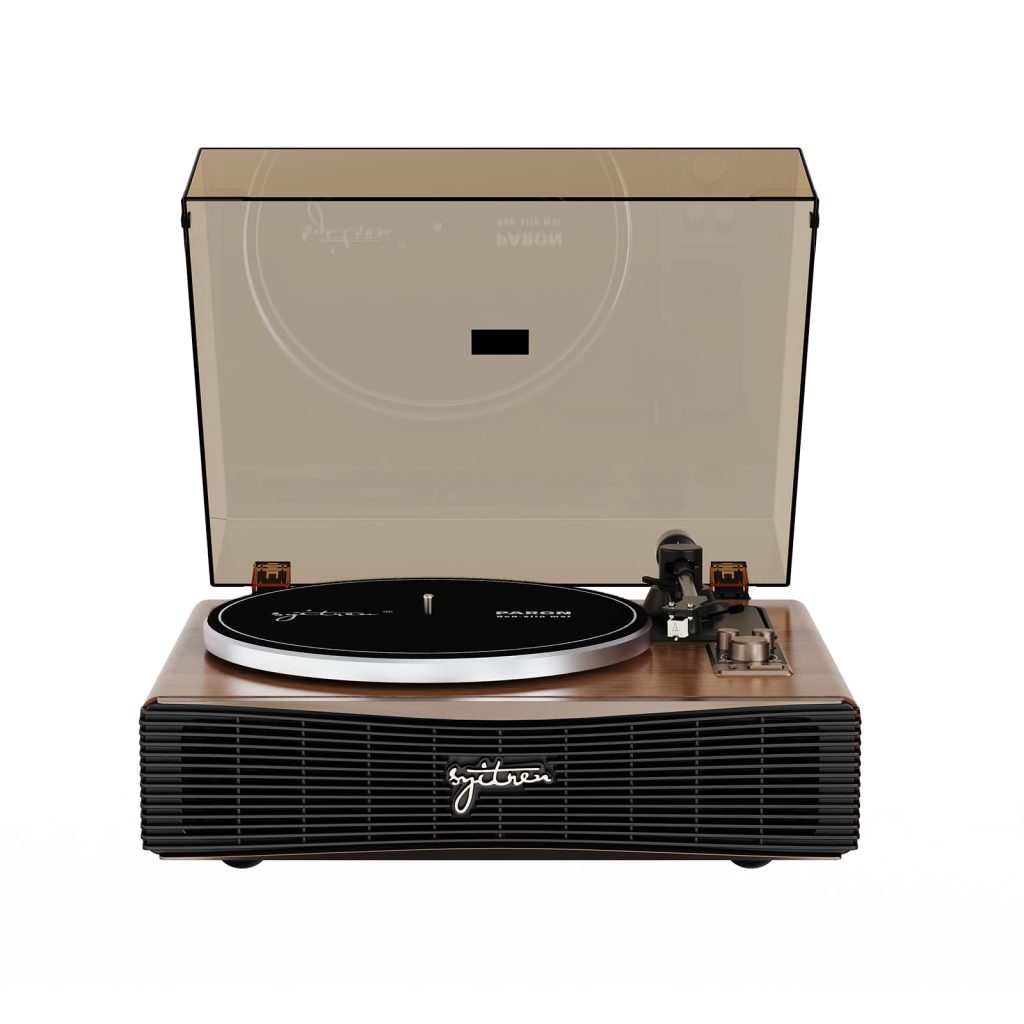 Syitren Paron Vinyl Record Player Bluetooth Turntable Built-in Speakers ...