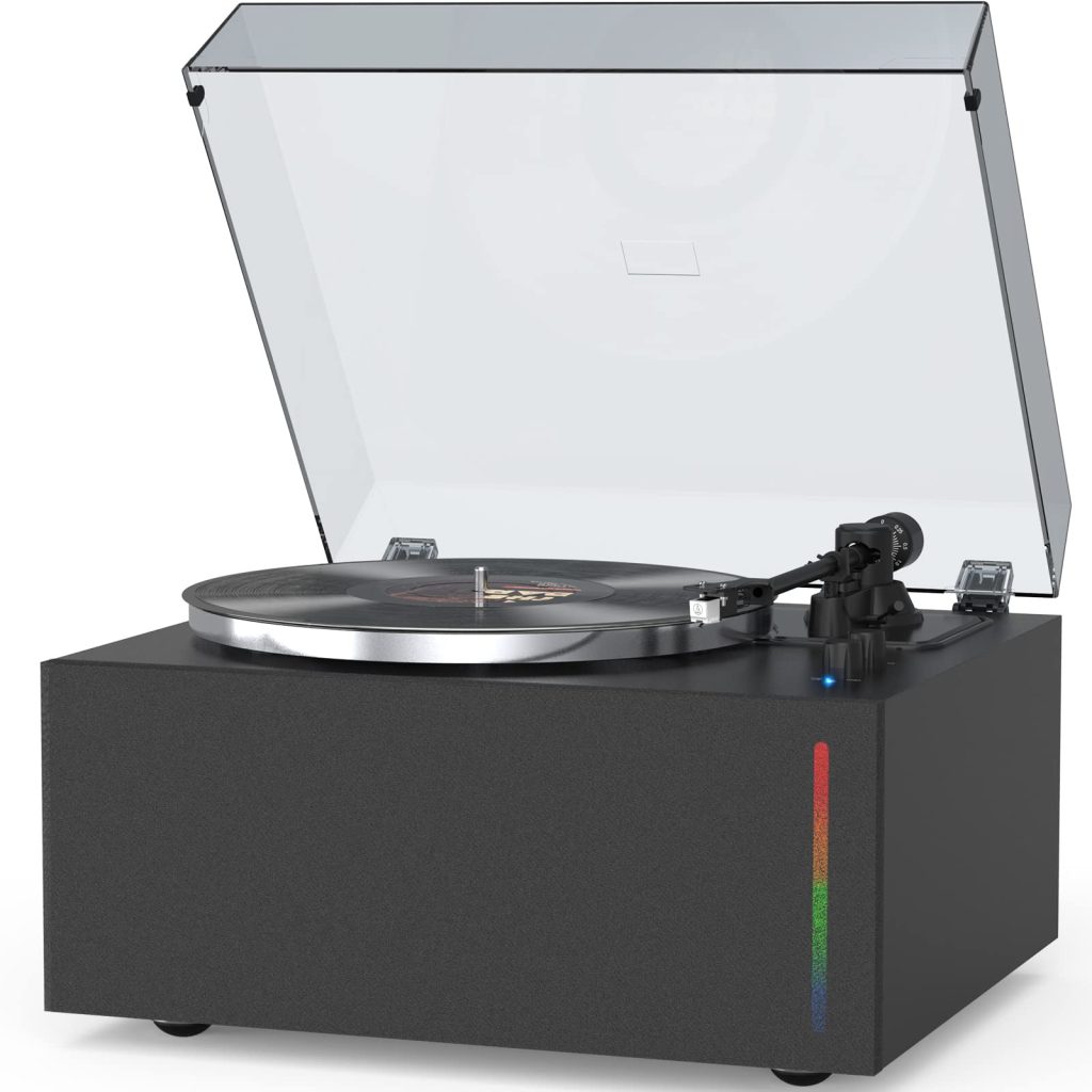 Retrospiler Record Player, 3 Speed Bluetooth Turntable with Built-in ...