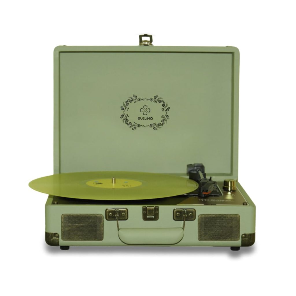 BULUMO Vinyl Record Player Portable Record Player with Built-in ...