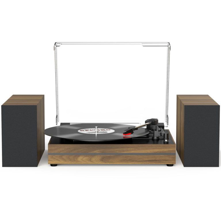 Retrospiler Record Player, 3 Speed Bluetooth Turntable with Built-in ...