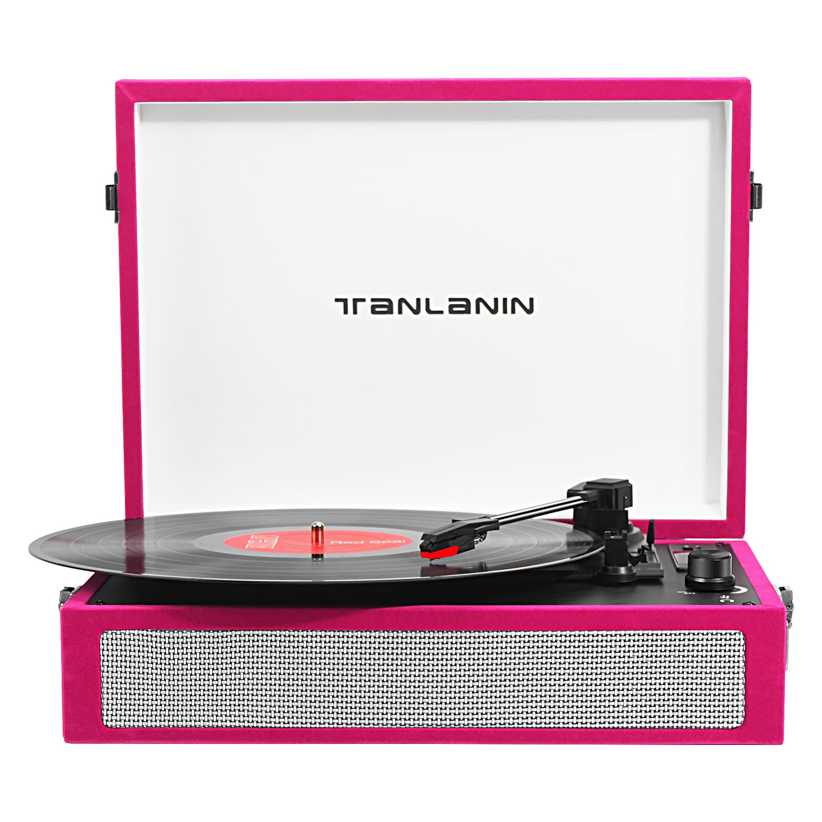 Vintage 3-Speed Bluetooth Record Player with Built-in Speakers, Retro ...