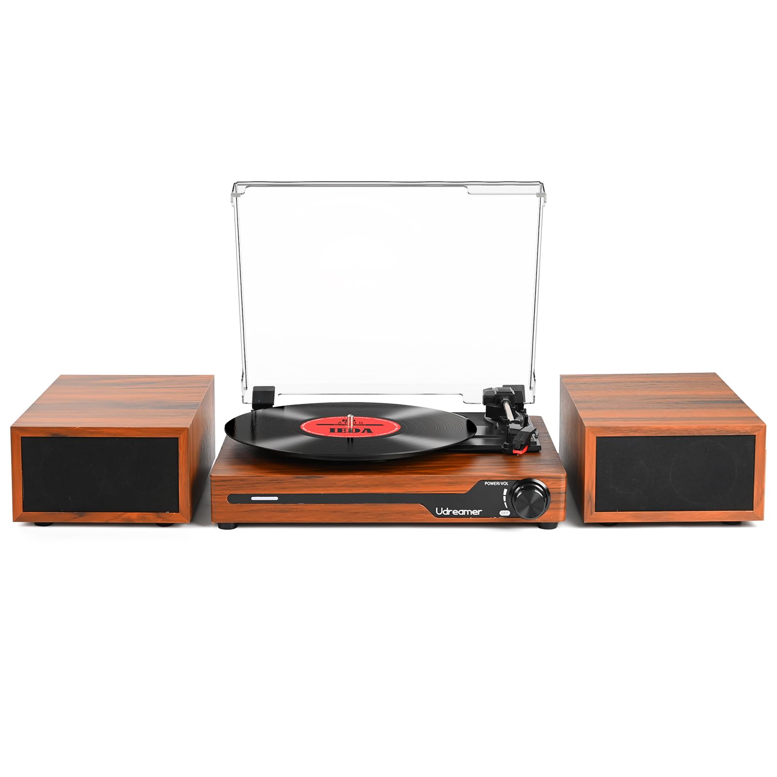 Vinyl Record Player with External Speakers,Turntable with BT 5.3 for ...
