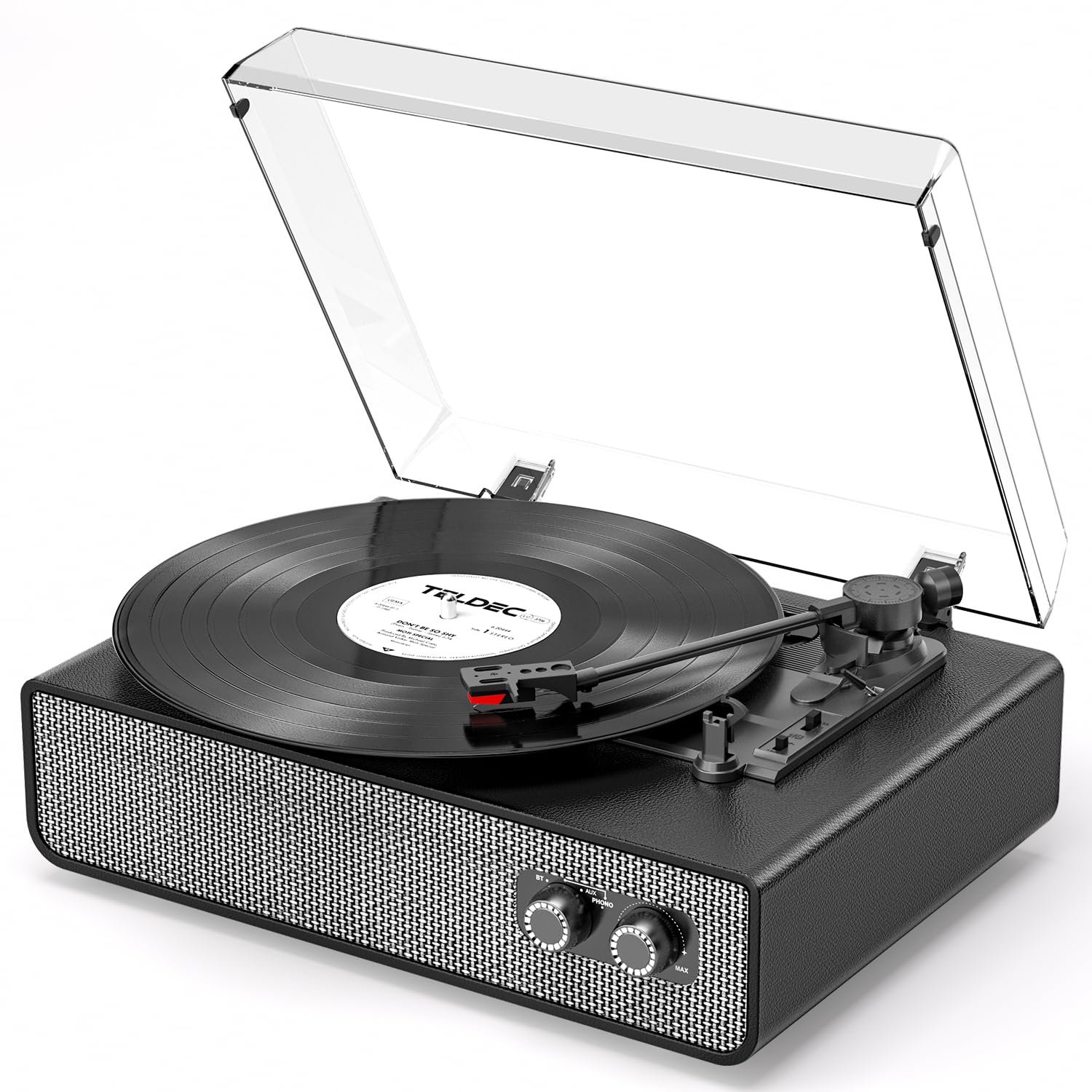 Vintage Vinyl Record Player 3 Speed Belt Driven Bluetooth Turntable ...