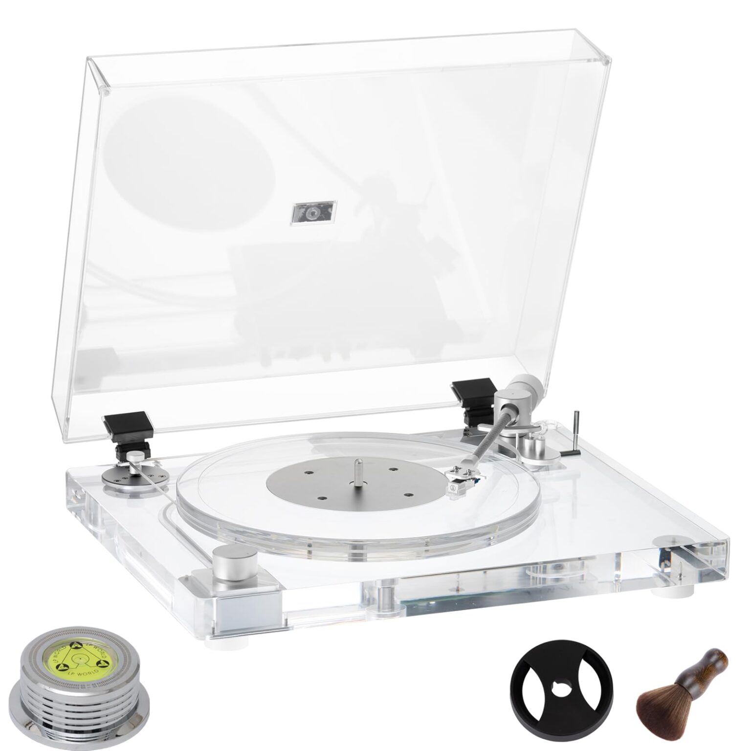 SeeYing Turntable Vinyl Record Player Bluetooth Output Built-in Preamp ...