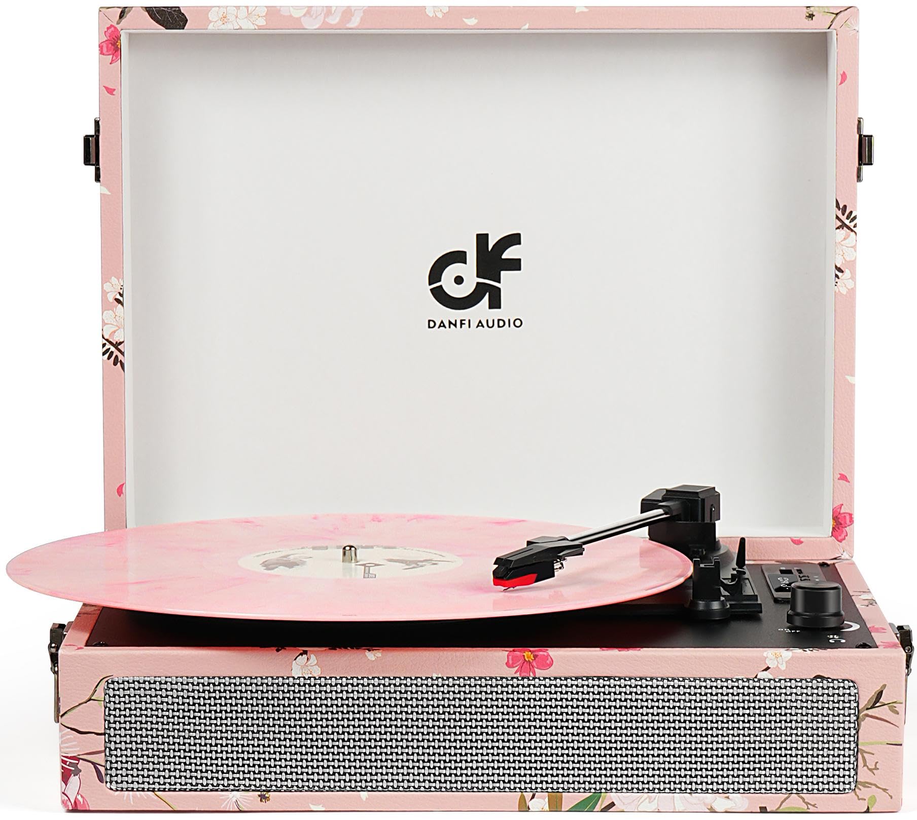 Vinyl Record Player Bluetooth with with Built-in Speakers, Vintage ...