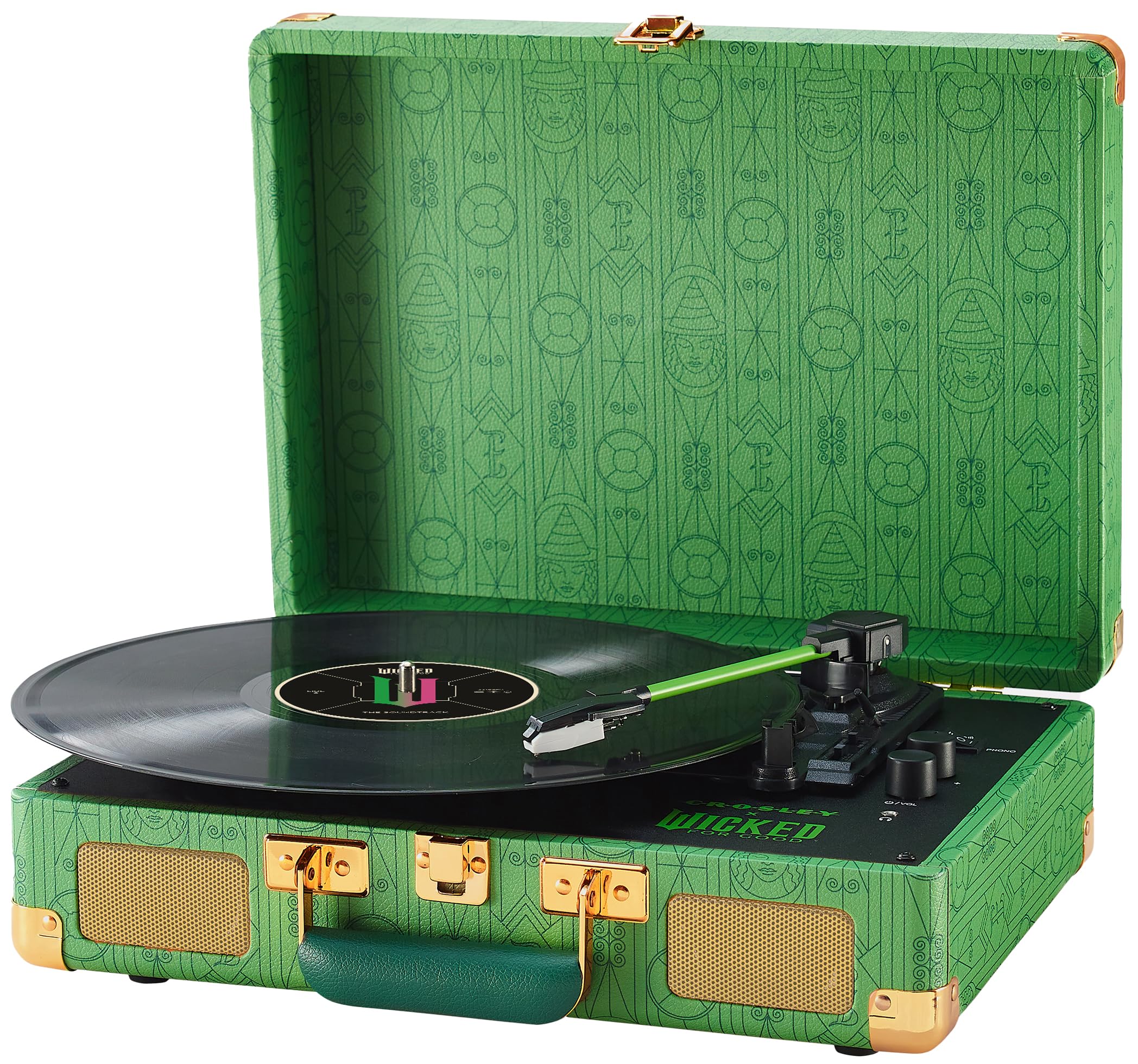 Crosley x Wicked: for Good Cruiser Plus Vintage 3-Speed Bluetooth in ...